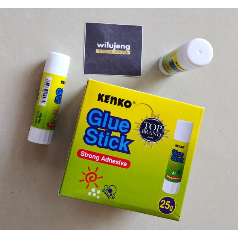 Jual Lem Stik Glue Stick Strong Adhesive Kenko 25gr (pcs) (82gr ...