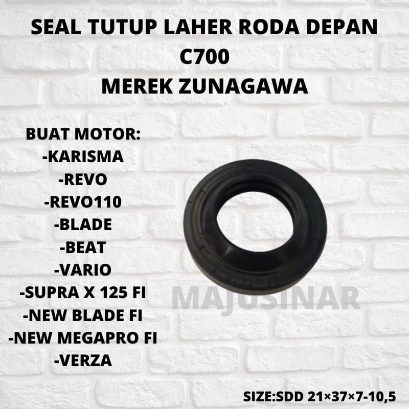 Jual Seal Tutup Laher Roda Depan C700, Grand/Karisma/Revo/Revo110/Blade ...