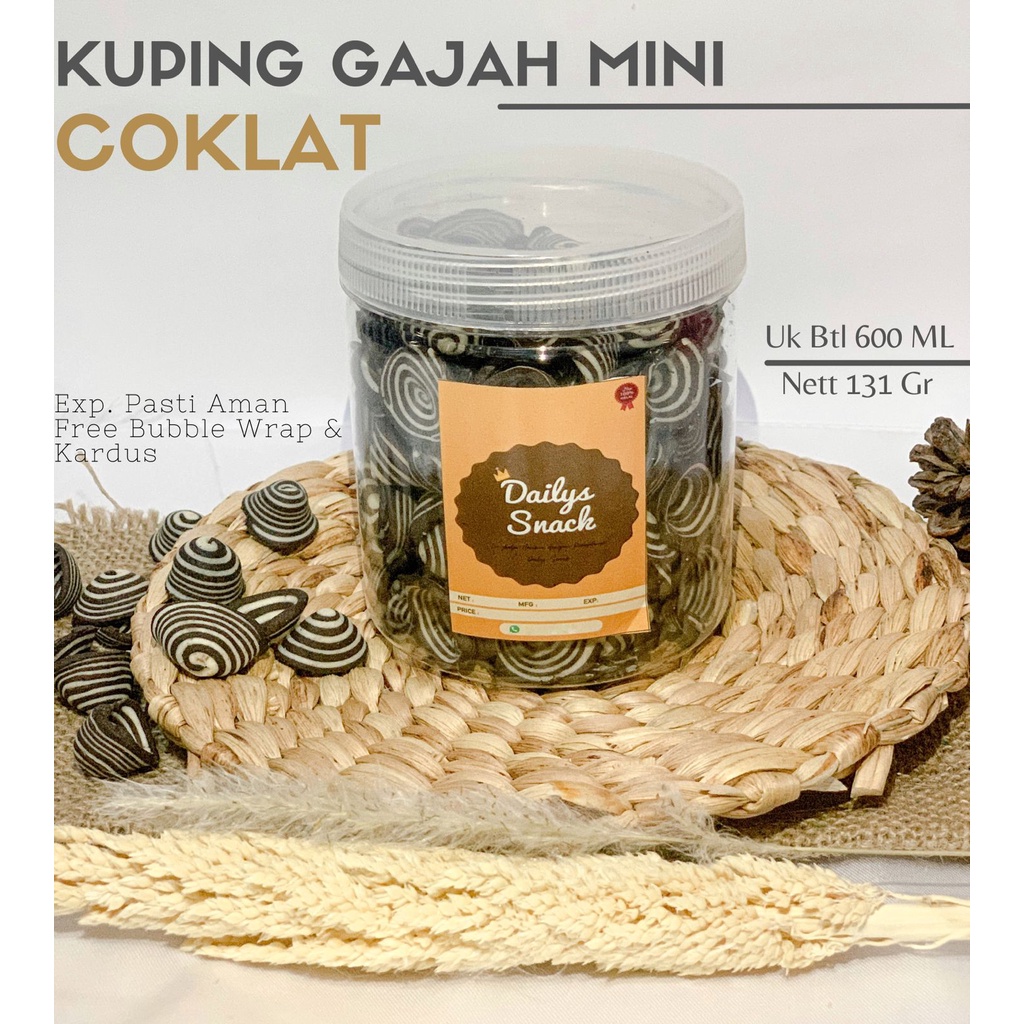 Jual SNACK KILOAN / MAKANAN RINGAN TOPLES - KUPING GAJAH MINI 131GR ...