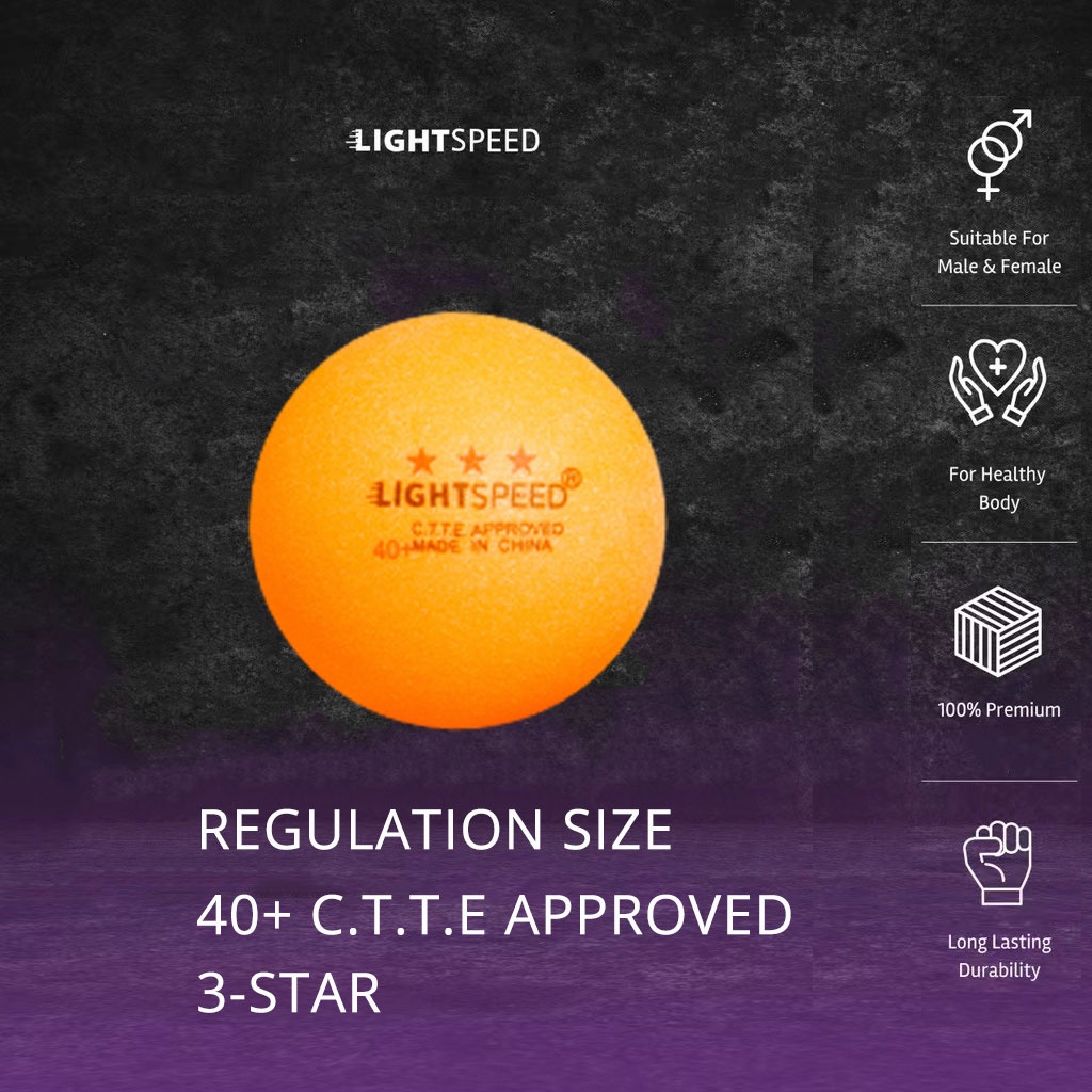 Jual LIGHTSPEED Bola Pingpong / Bola Tenis Meja ABS | Shopee Indonesia