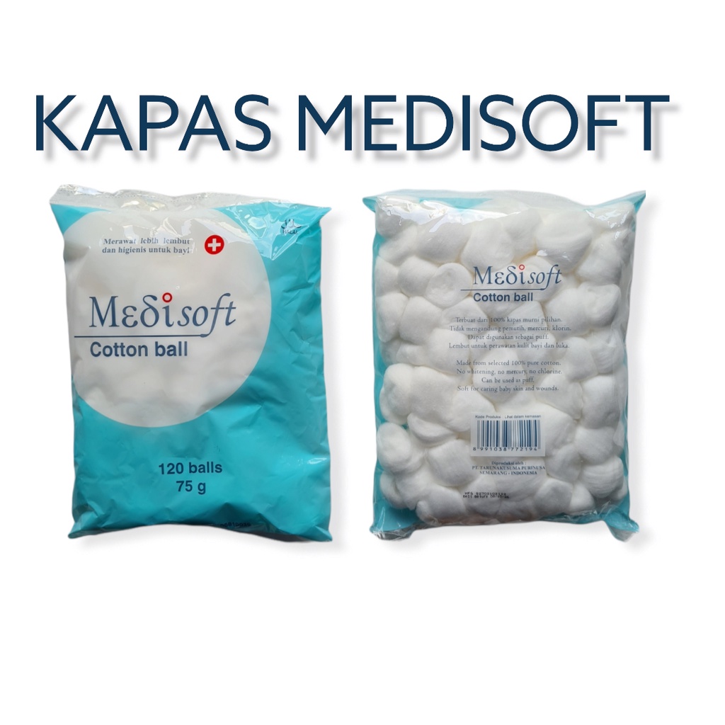 Jual Kapas Bayi Medisoft Cotton Ball | Shopee Indonesia