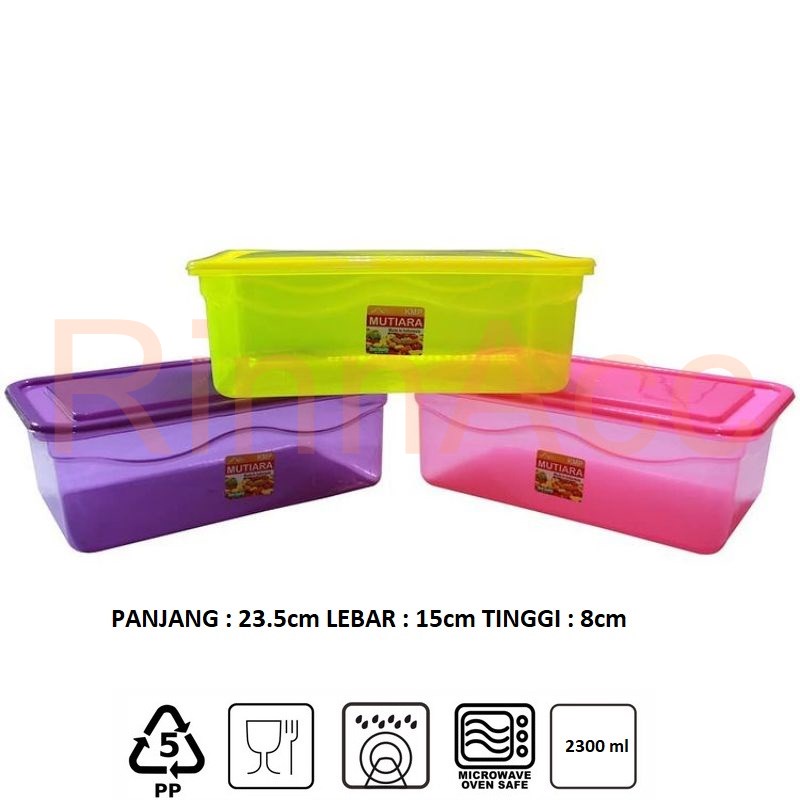 Jual Kotak Bekal 2300mL / Sayur / Serbaguna / Sealware / Toples / Wadah Food Box Cointainer Kmp ...