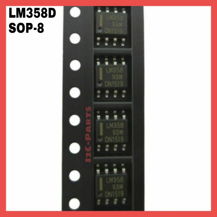 Jual LM358 SMD LM358D SOP8 LM358DR Dual Operational Amplifier Sop-8 Op-Amp | Shopee Indonesia