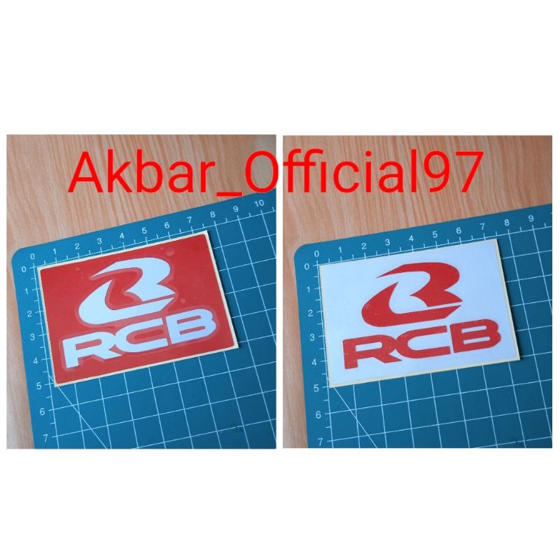Jual STIKER SHOCK RACING BOY STICKER BOTTOM SHOK RCB LOGO RACING BOY ...