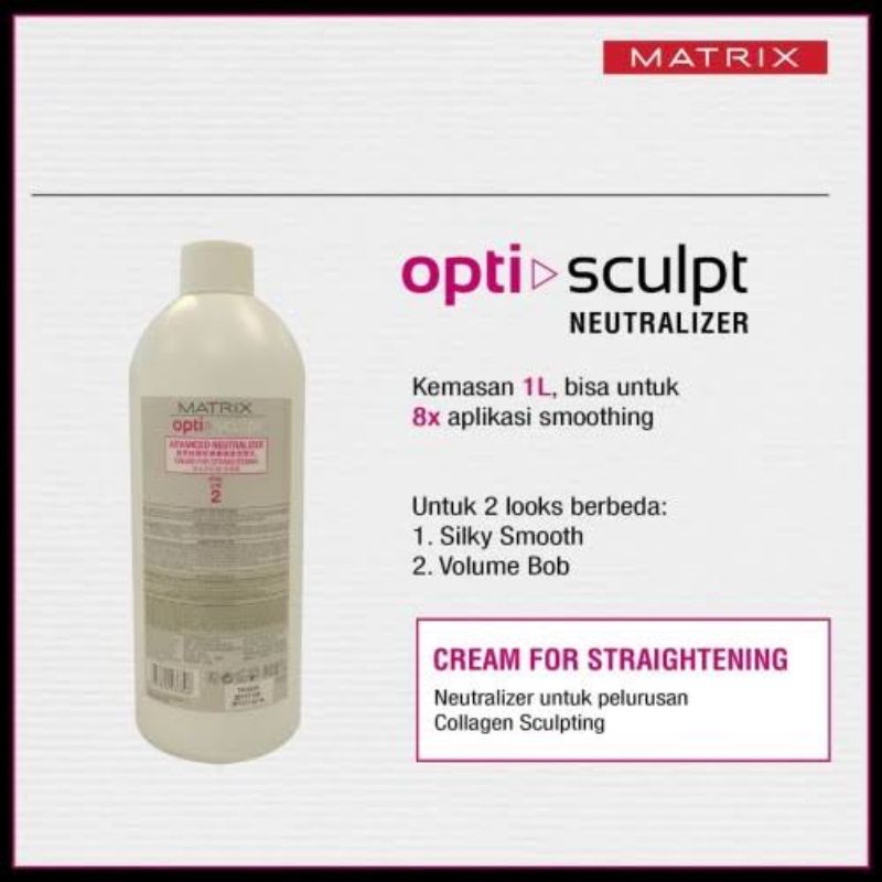 Jual Matrix Opti Sculpt Matrix netral 1 liter Matrix Neutralizer ...