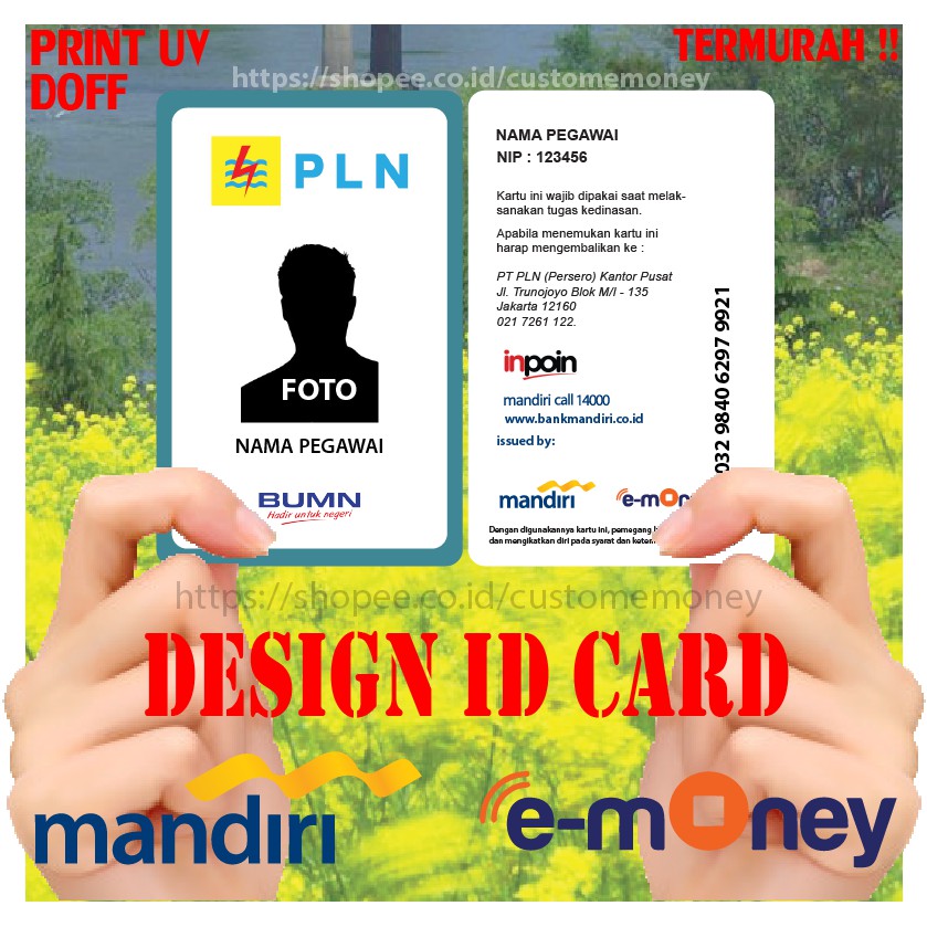 Jual Emoney ID CARD PLN MANDIRI EMONEY BNI TAPCASH BRI BRIZZI Etoll E ...