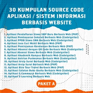 Produk SOURCE CODE PEMROGRAMAN | Shopee Indonesia