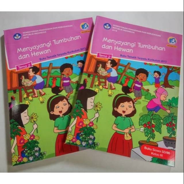 Jual Buku Tematik kelas 3 tema 2 Menyayangi Tumbuhan dan Hewan K13 Revisi 2018 | Shopee Indonesia