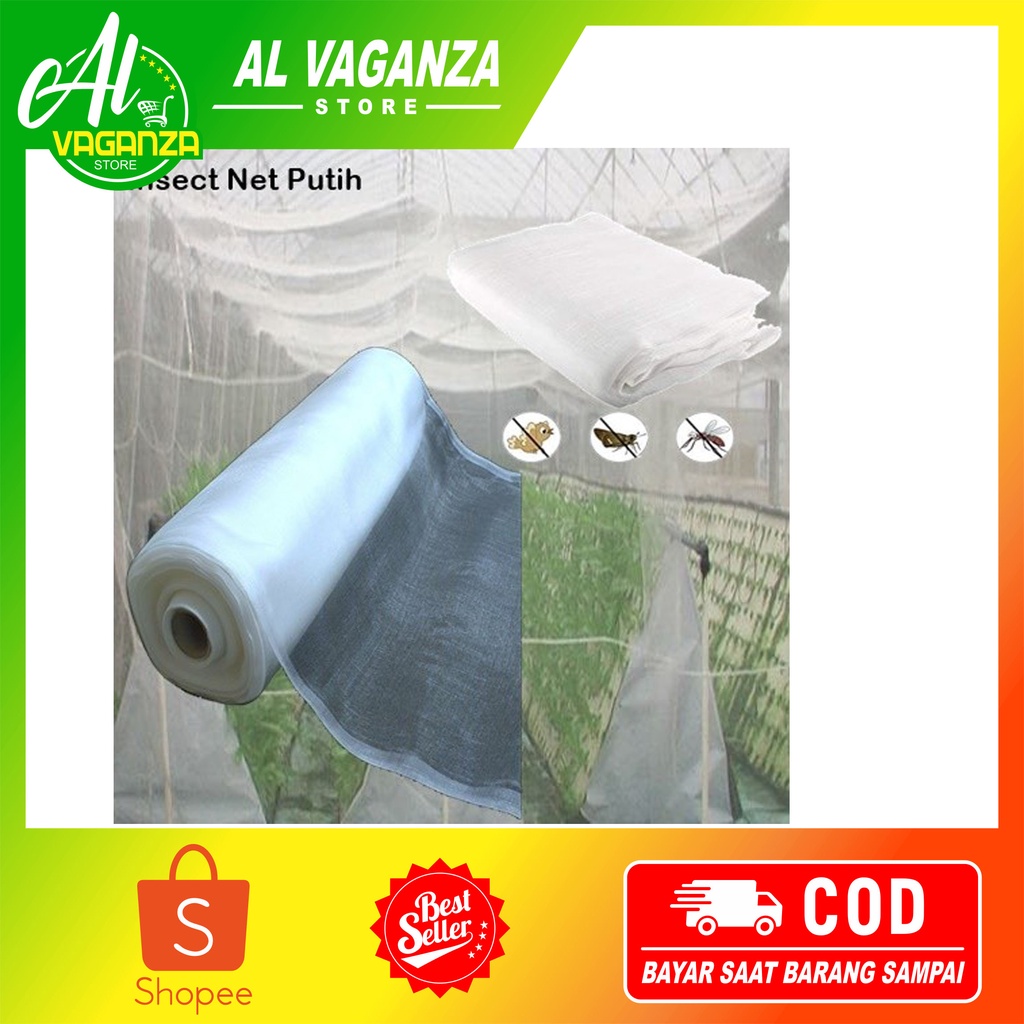 Jual Insect Net Screen Jaring Penghalang Serangga - Lebar 3m Mesh 40 ...