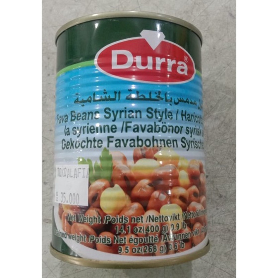 Jual Foul Durra / Fava Beans Syrian Style 400gram | Shopee Indonesia
