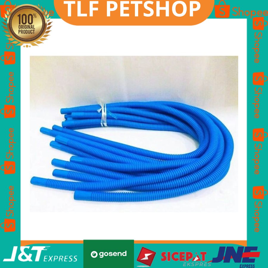 Jual Selang Spiral Biru Media Filter Aquarium 90 CM ORIGINAL ...