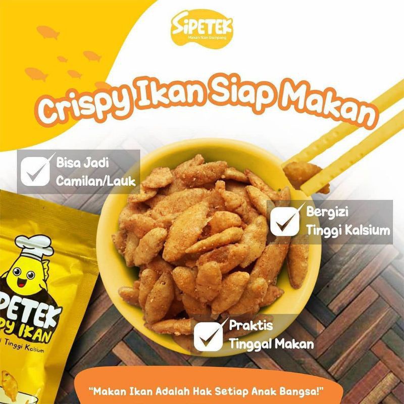 Jual SI PETEK IKAN CRISPY CEMILAN & LAUK COCOK UNTUK BALITA SAMPAI ...