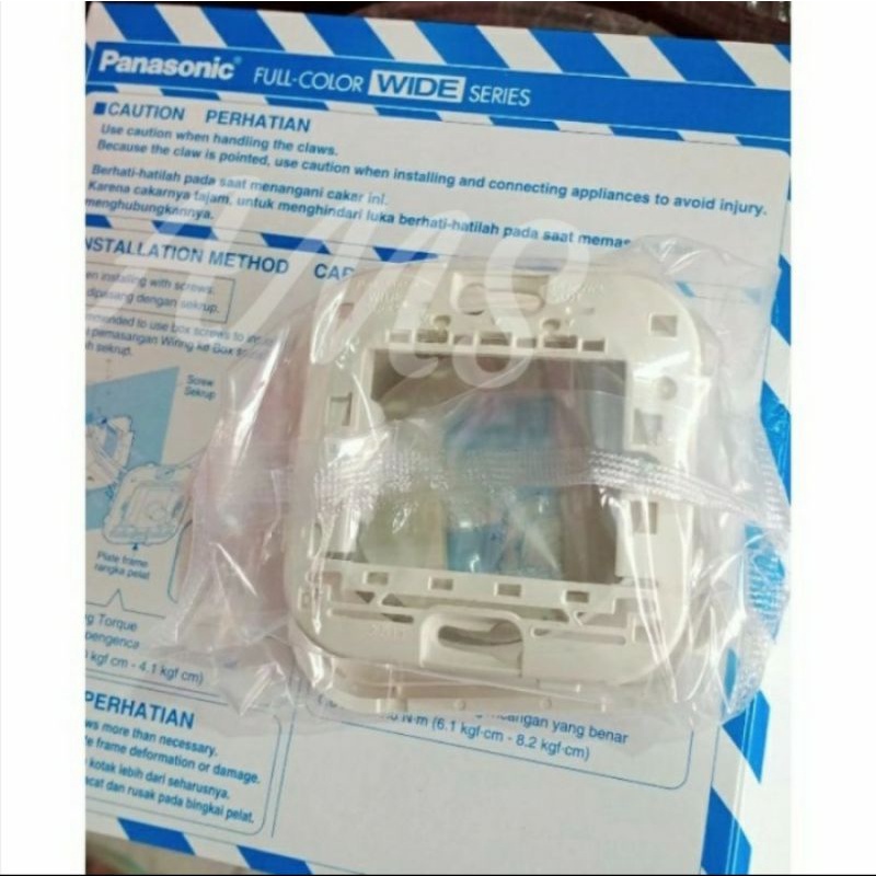 Jual PANASONIC WEJ78019W FRAME UNTUK SAKLAR ENGKEL MURAH | Shopee Indonesia