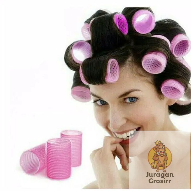 Jual JG - Roll Rambut / Gulungan Rambut / Rol Keriting Ikal Curly ...