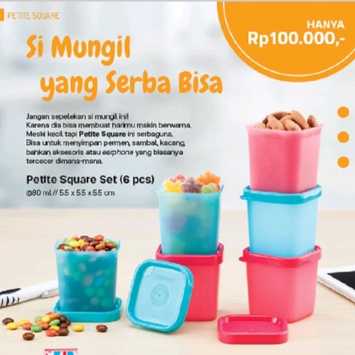 Jual Petite Square (PROMO TUPPERWARE MURAH) | Shopee Indonesia
