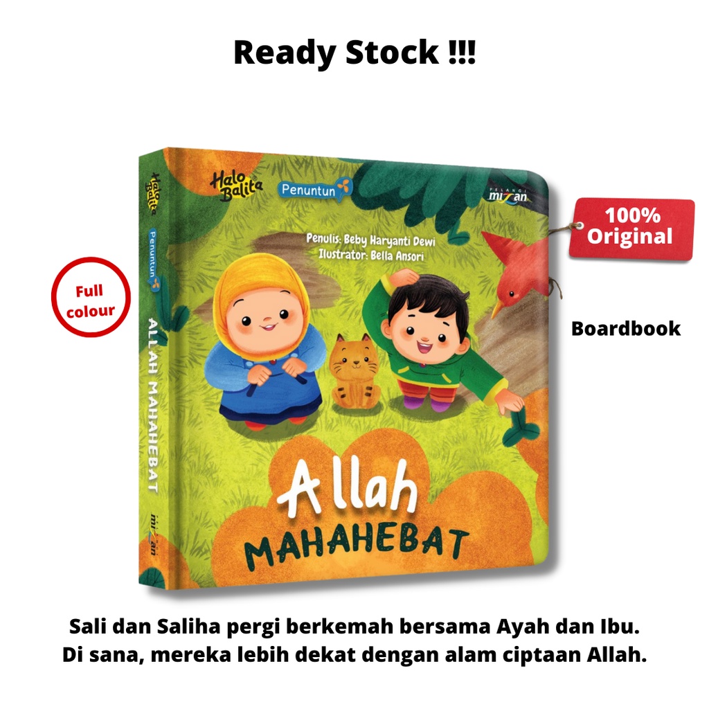 Jual Halo Balita Sali Saliha Seri Penuntun : Allah Maha Hebat (Boardbook) | Shopee Indonesia
