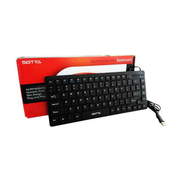 Jual Keyboard Mini Multimedia Sotta USB | Shopee Indonesia