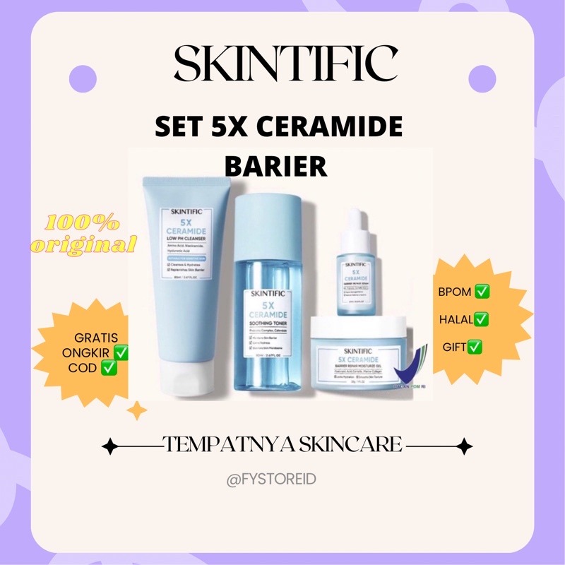 Jual SKINTIFIC REPAIR BARIER ( 5X CERAMIDE ) | Shopee Indonesia