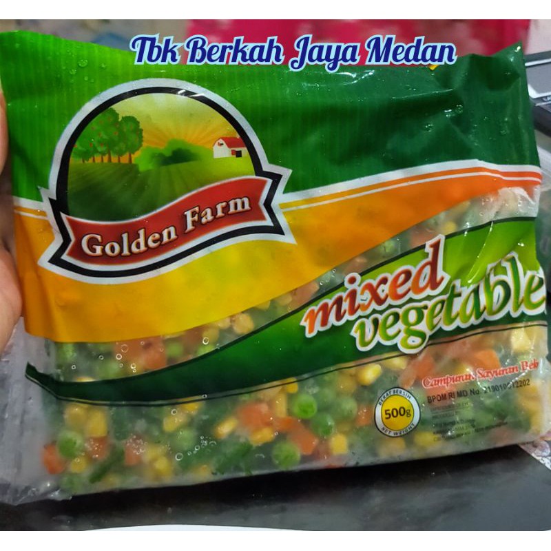Jual 500gr Golden Farm Mixed Vegetable/Sayuran Campur/Sayuran Beku ...