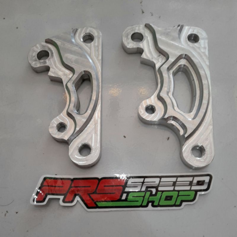 Jual braket kaliper 2p mio smile lama 5tl fino m3 soul 220 260 mx veganew breket 220mm 260mm rcb ...