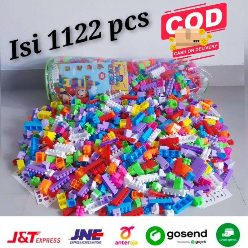 Jual Mainan Puzzle Block isi 1122 Balok Susun Edukatif Puzzle Presisi ...