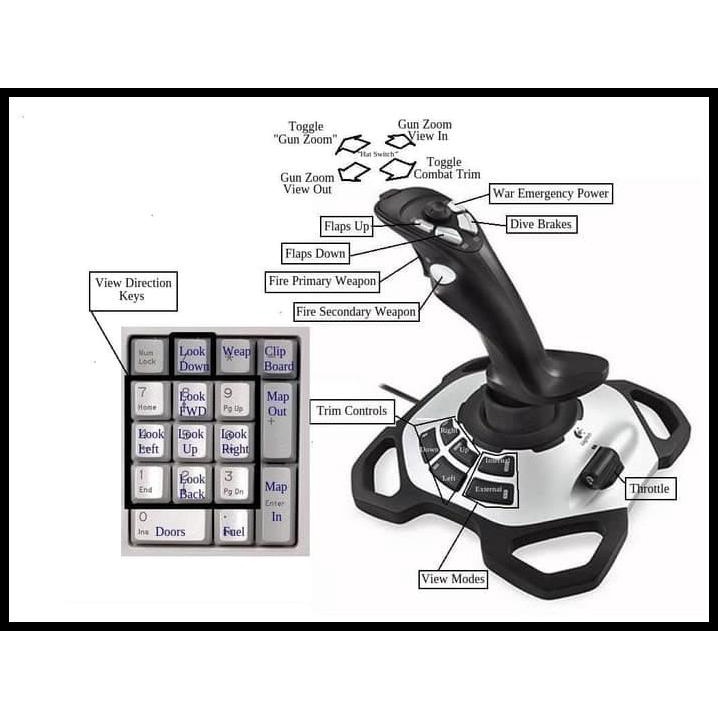 Jual Logitech Extreme 3D Pro Joystick Flight Simulator | Shopee Indonesia