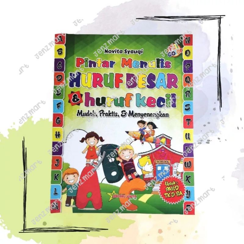 Jual Pintar Mengenal Huruf Besar dan Huruf Kecil untuk anak PAUD/TK ...