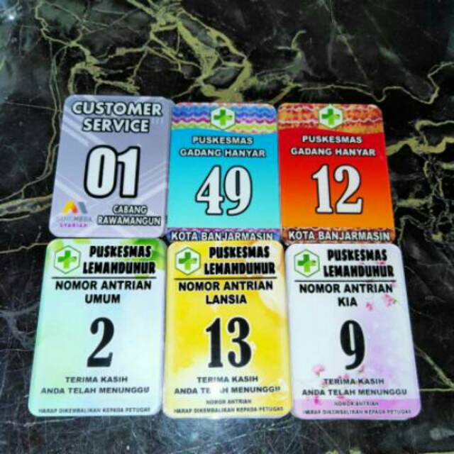 Jual NOMOR antrian free desain,custom sesuai keinginan | Shopee Indonesia