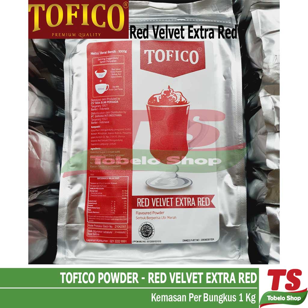 Jual TOFICO RED VELVET EXTRA RED POWDER / TOFICO POWDER RED VELVET ...