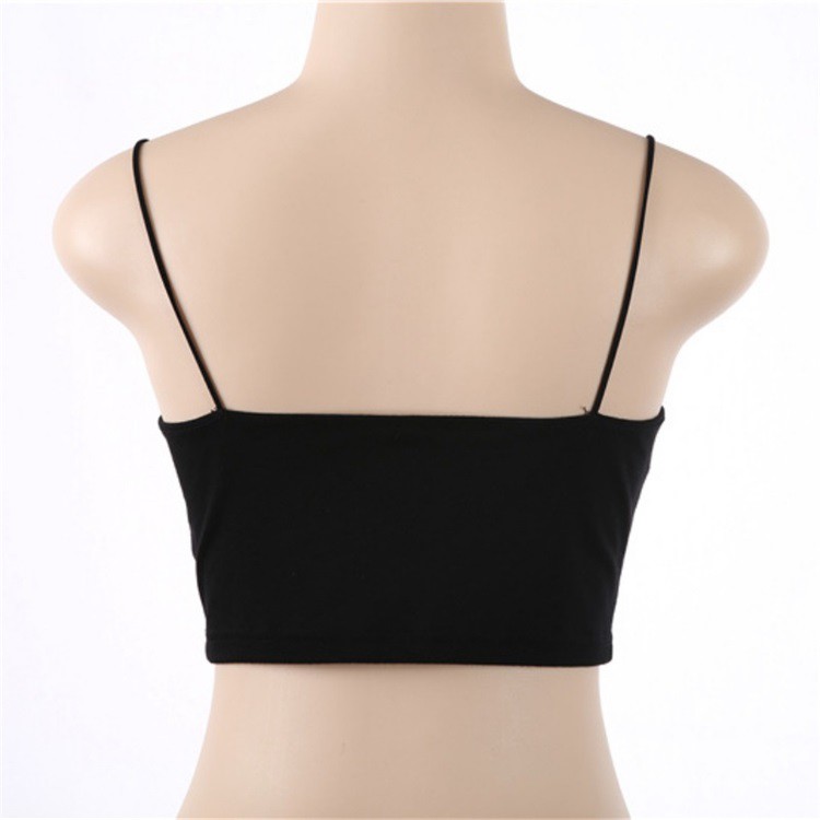 Jual Tank Top Crop Tali Spagetti Stretch Sexy UP TO BIG SIZE | Shopee ...