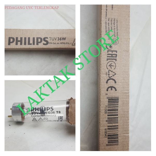 Jual Cintramelin - Refill Lampu Kuman 36W Philips / Tuv Uvc Steril Germicidal Anti Virus ...