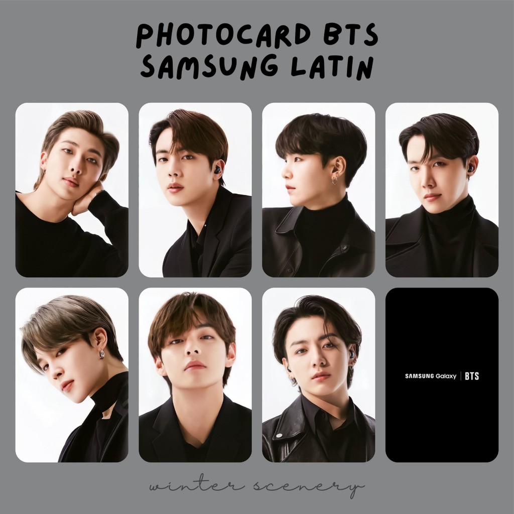 Jual ꒰ winter scenery ꒱ Photocard BTS - Samsung Latin Benefit ⭑.ᐟ ...