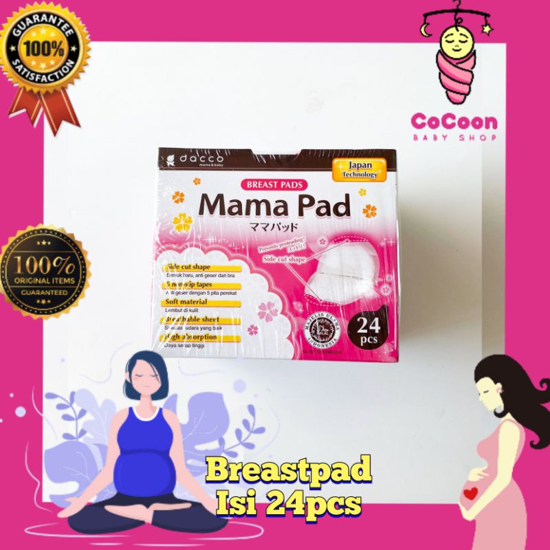 Jual Breastpad Mama Pad Mamapad isi 24 pcs / Penampung Asi / Penyerap ...