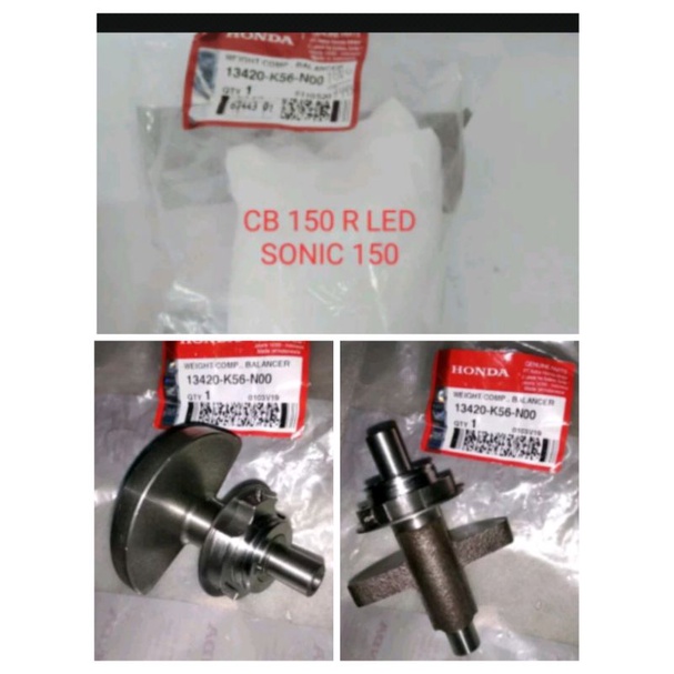 Jual 13420-K56-N00 balancer balanser tanpa ger gigi kruk as cranshaf cb ...