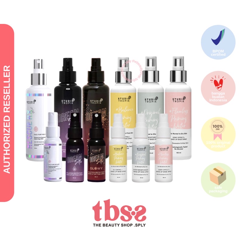 Jual Studio Tropik Priming Water / Setting Spray | Shopee Indonesia