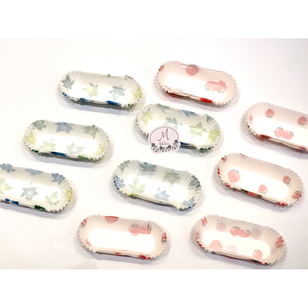 Jual Cake Cases Oval Medium Motif | Shopee Indonesia