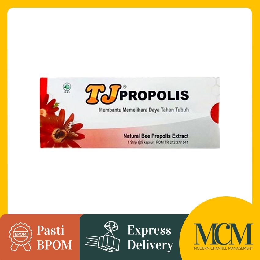 Jual Obat Suplemen Kesehatan - Tresno Joyo TJ Propolis - 5 Kapsul ...