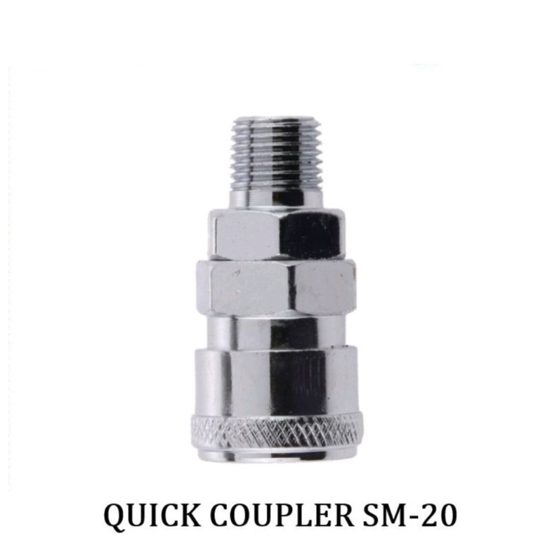 Jual QUICK COUPLER SM20 SAMBUNGAN SELANG COMPRESOR SM 20 | Shopee Indonesia