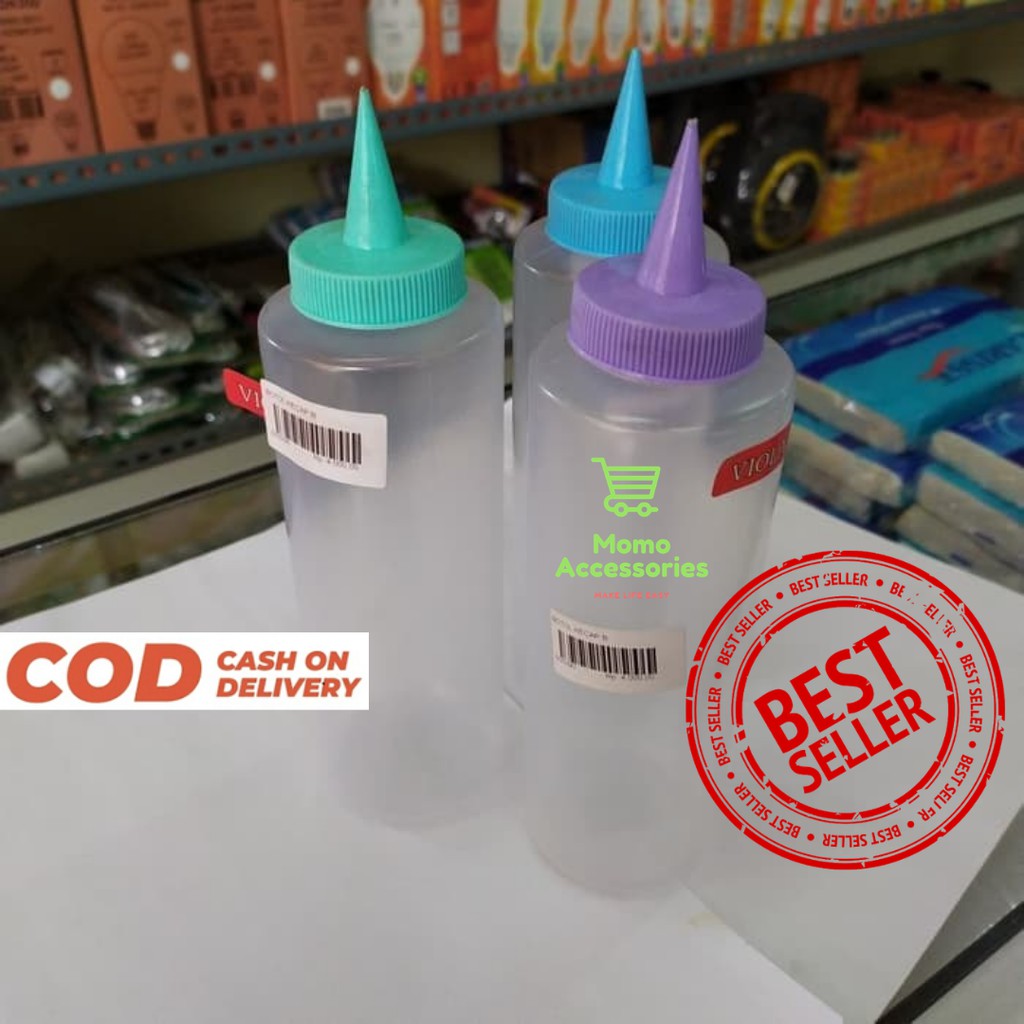 Jual Botol Isi Ulang Refiil Kecap Saus Plastik Tutup Lancip Serbaguna ...
