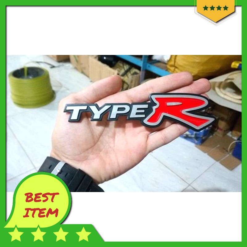 Jual emblem logo type r universal honda mitsubishi toyota mazda ...