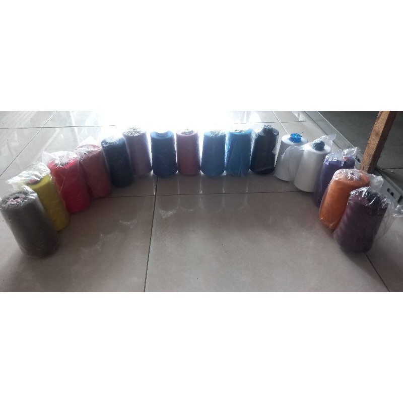 Jual Benang jait besar per 1 pcs 40/2 (benang jahit halus) | Shopee ...