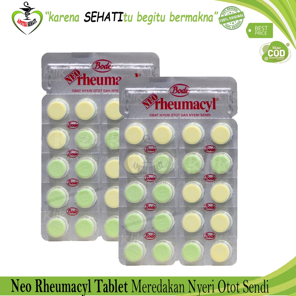 Jual Neo Rheumacyl 20 Tablet / Remasil / Obat Nyeri Otot Dan Sendi ...