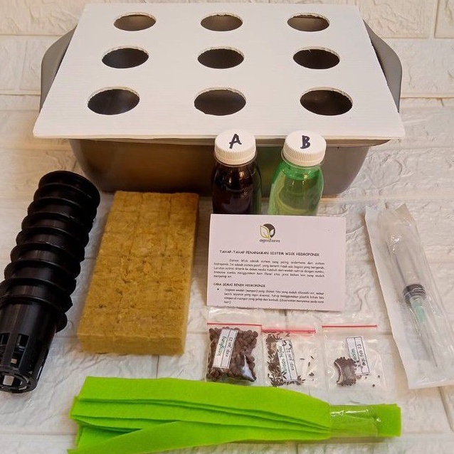 Jual HIDROPONIK SET STARTER KIT PEMULA LENGKAP SIAP PAKAI DENGAN ...