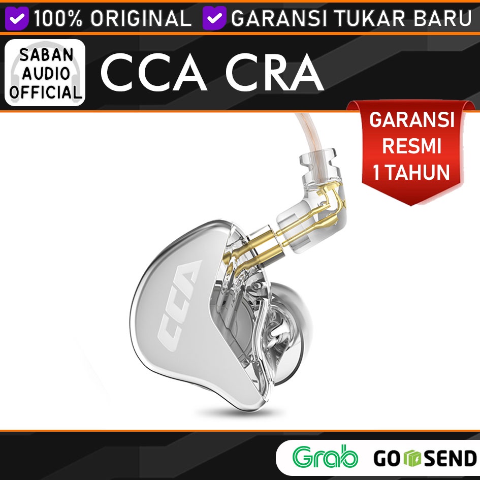 Jual CCA CRA Plus CRA+ In Ear Earphone High Polymer Diaphragm Monitor ...