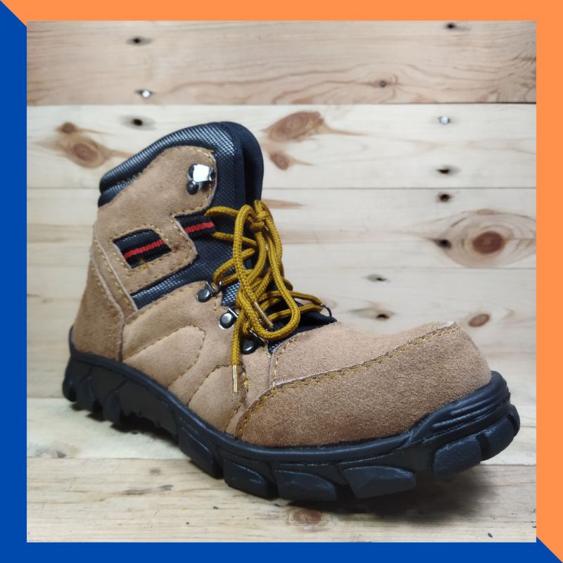 Jual Sepatu Safety Cewek Dengan Kode Xz 9a Warna Coklat Tanah