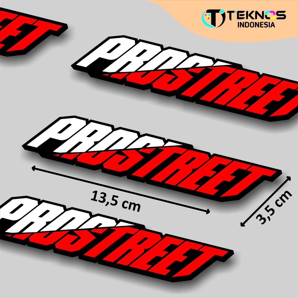 Jual STIKER PROSTREET - STIKER MOTOR - STIKER RACING - CUTTING STICKER ...