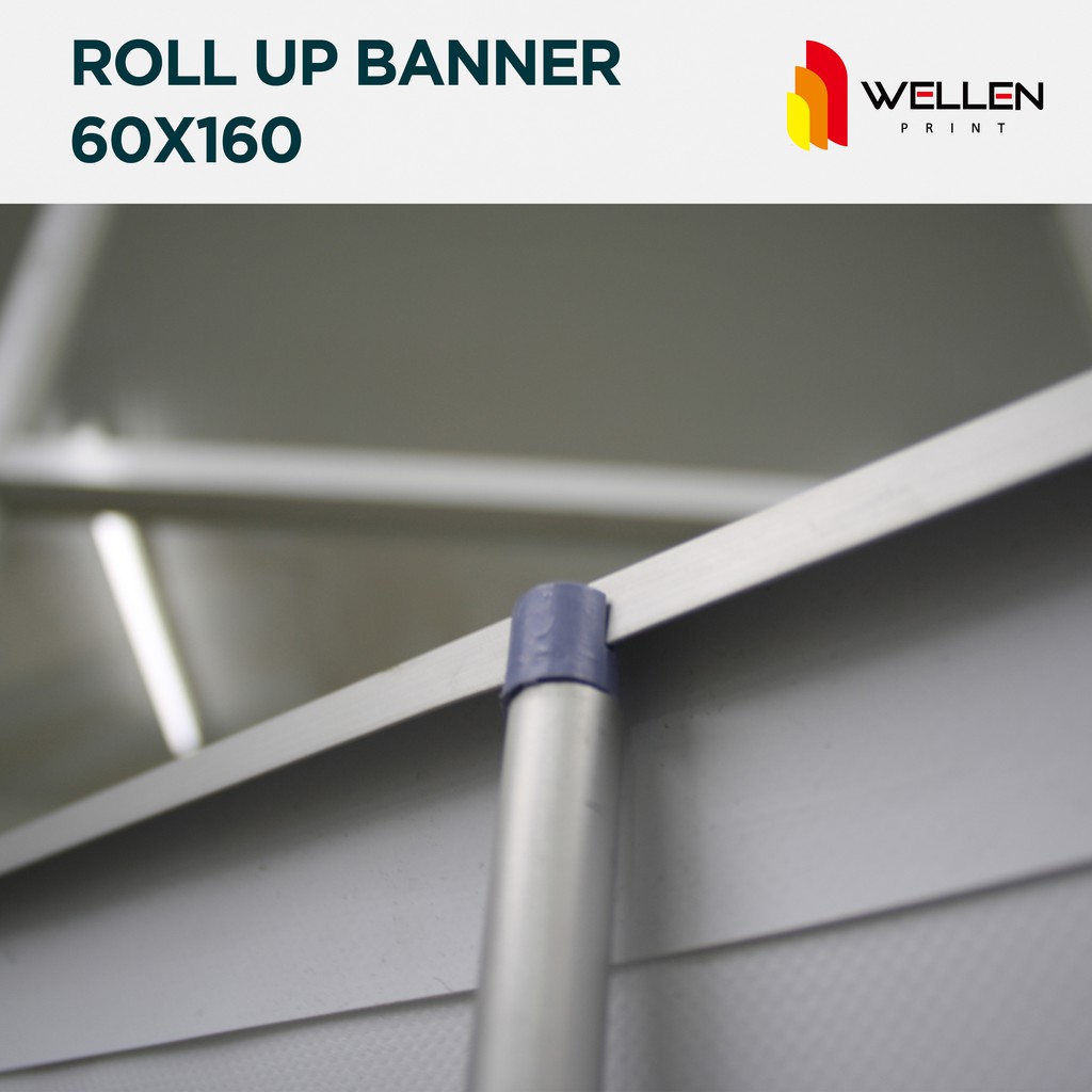 Jual WELLEN PRINT - Cetak Roll Up Banner 60 x 160 cm / Print Ukuran 85 x 200 cm cm Stainless ...