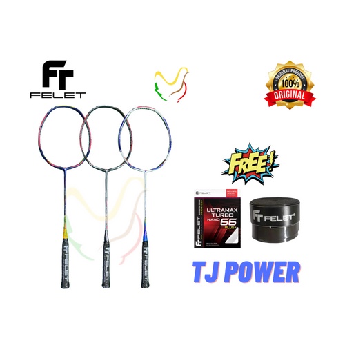 Jual RAKET BADMINTON BULUTANGKIS FELET TJ POWER CONTROL SPEED POWER ...