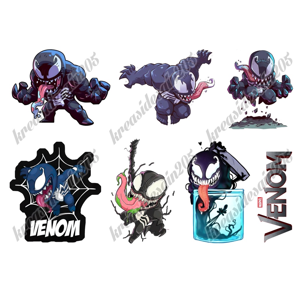 Jual venom/spiderman/stiker anti air/stikier motor/stiker mobil/stiker ...