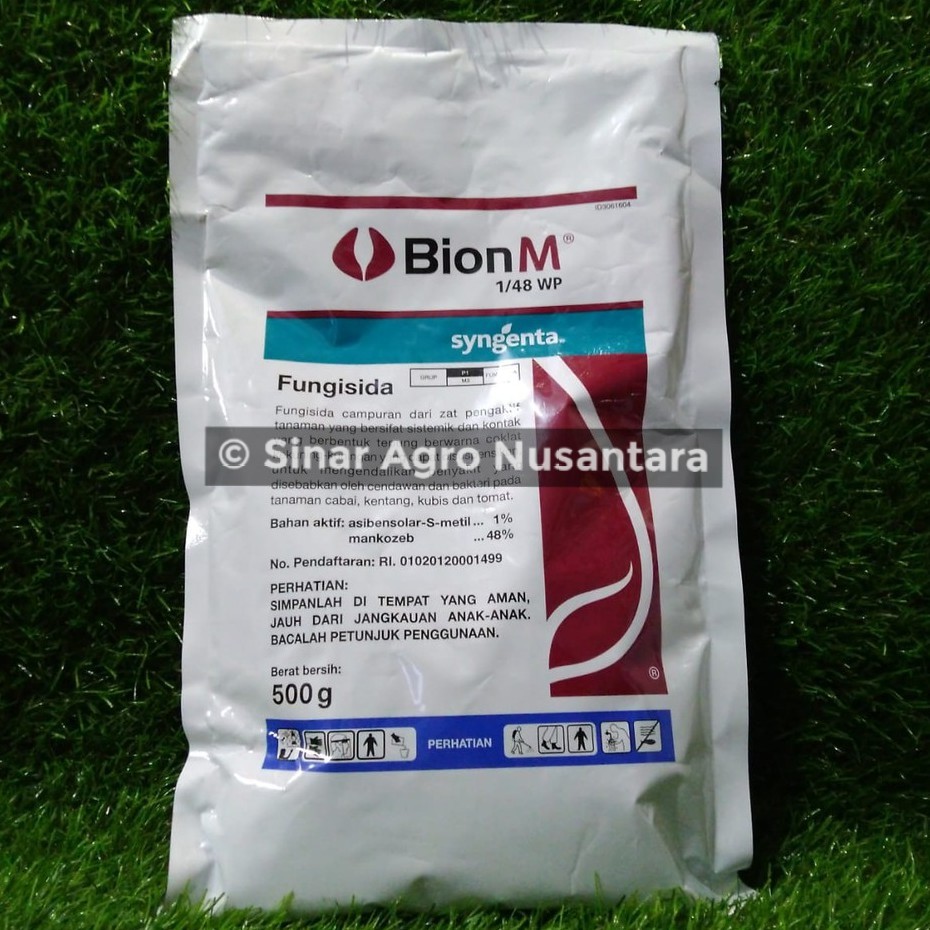 Jual Bion M 1/48 WP 500 Gram/Bion M/fungisida campuran dari zat tanaman ...